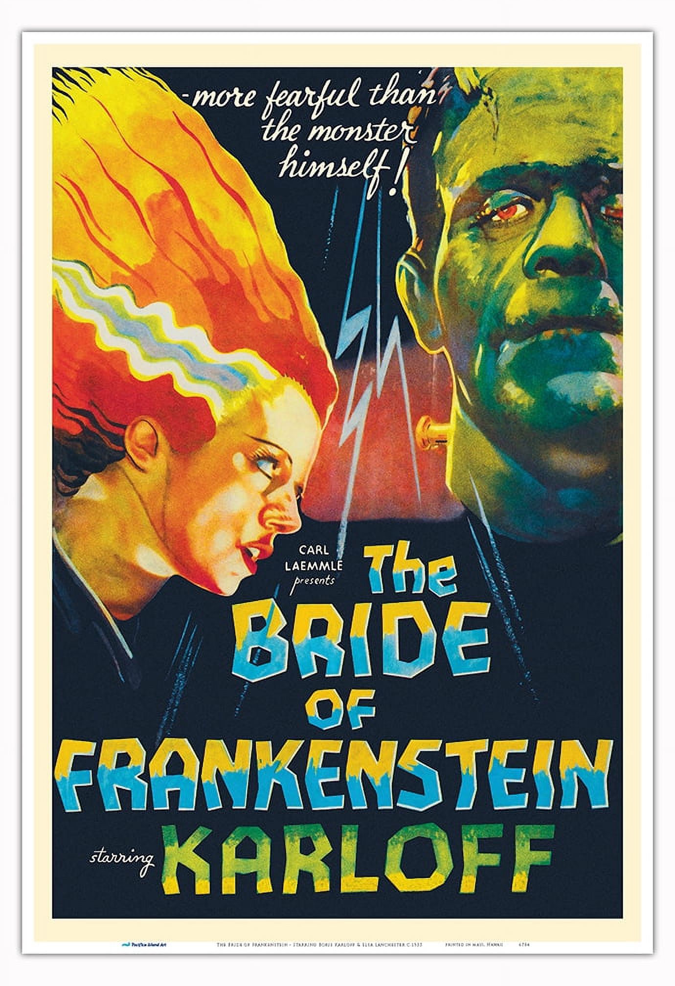The Bride of Frankenstein - Starring Boris Karloff & Elsa Lanchester ...