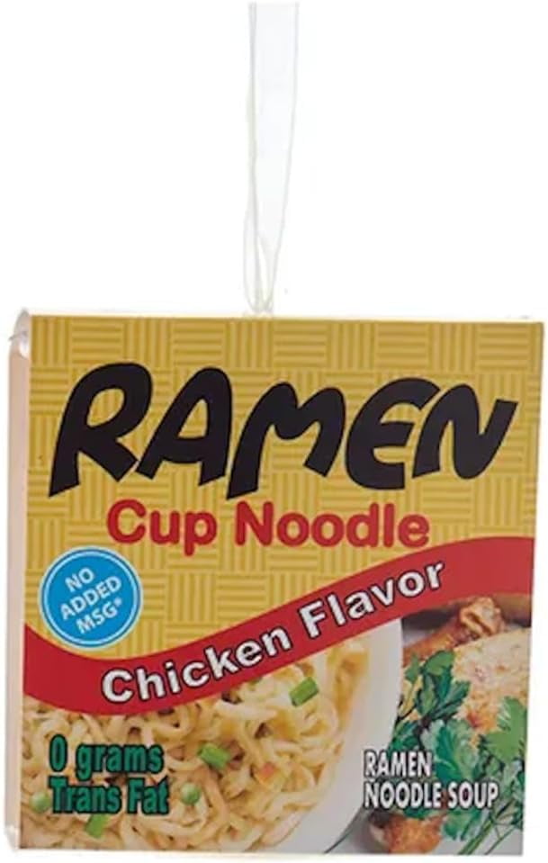 The Bridge Collection Chicken Ramen Cup Ornament – Playful Food Themed ...