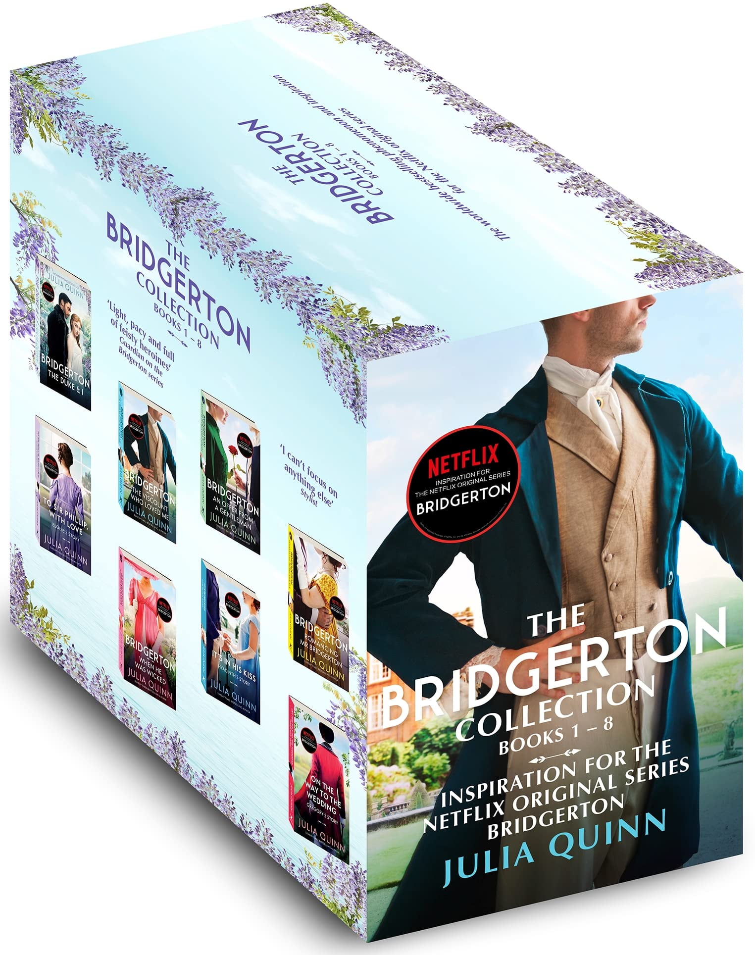 Julia Quinn's Bridgerton Series: Complete 8-Book Box Set, Paperback ...