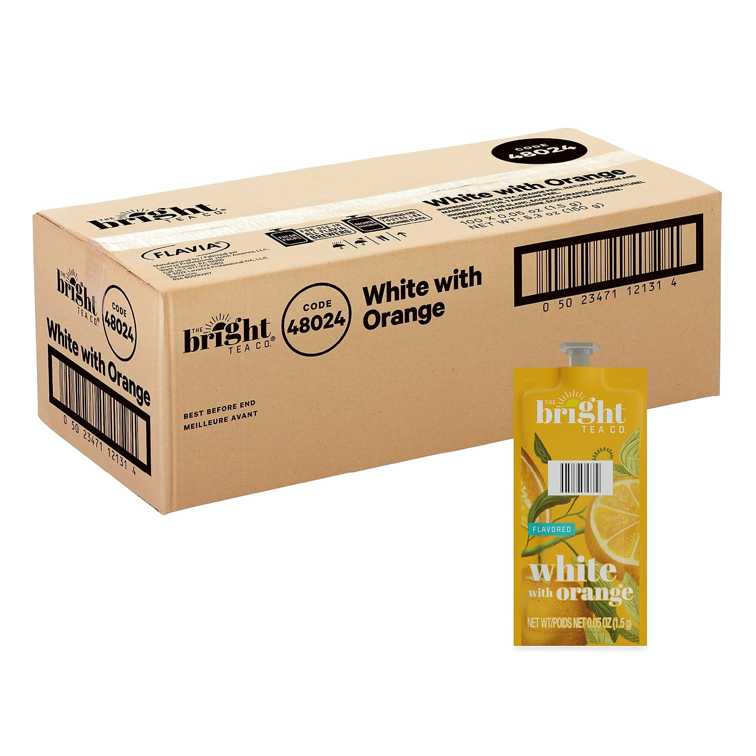 The Bright Tea Co. White Tea FLAVIA Freshpacks MDRB504 - Walmart.com