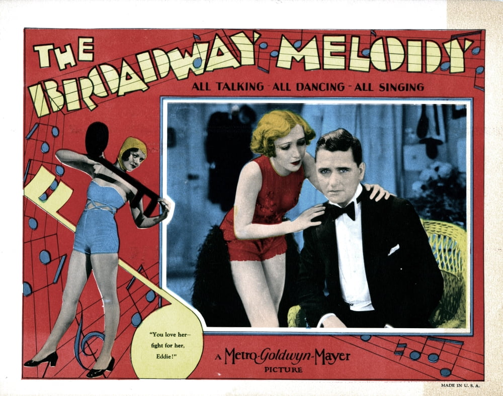 The Broadway Melody Inset From Left Bessie Love Charles King 1929 Movie ...