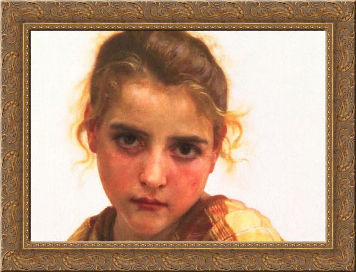 The Broken Pitcher 24x19 Gold Ornate Wood Framed Canvas Art by ...