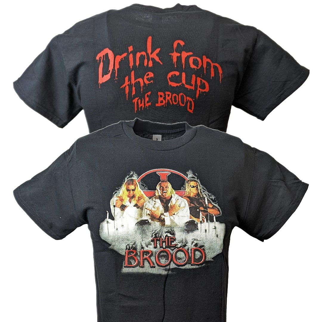The Brood Edge Christian Drink from the Cup Black T-shirt - Walmart.com