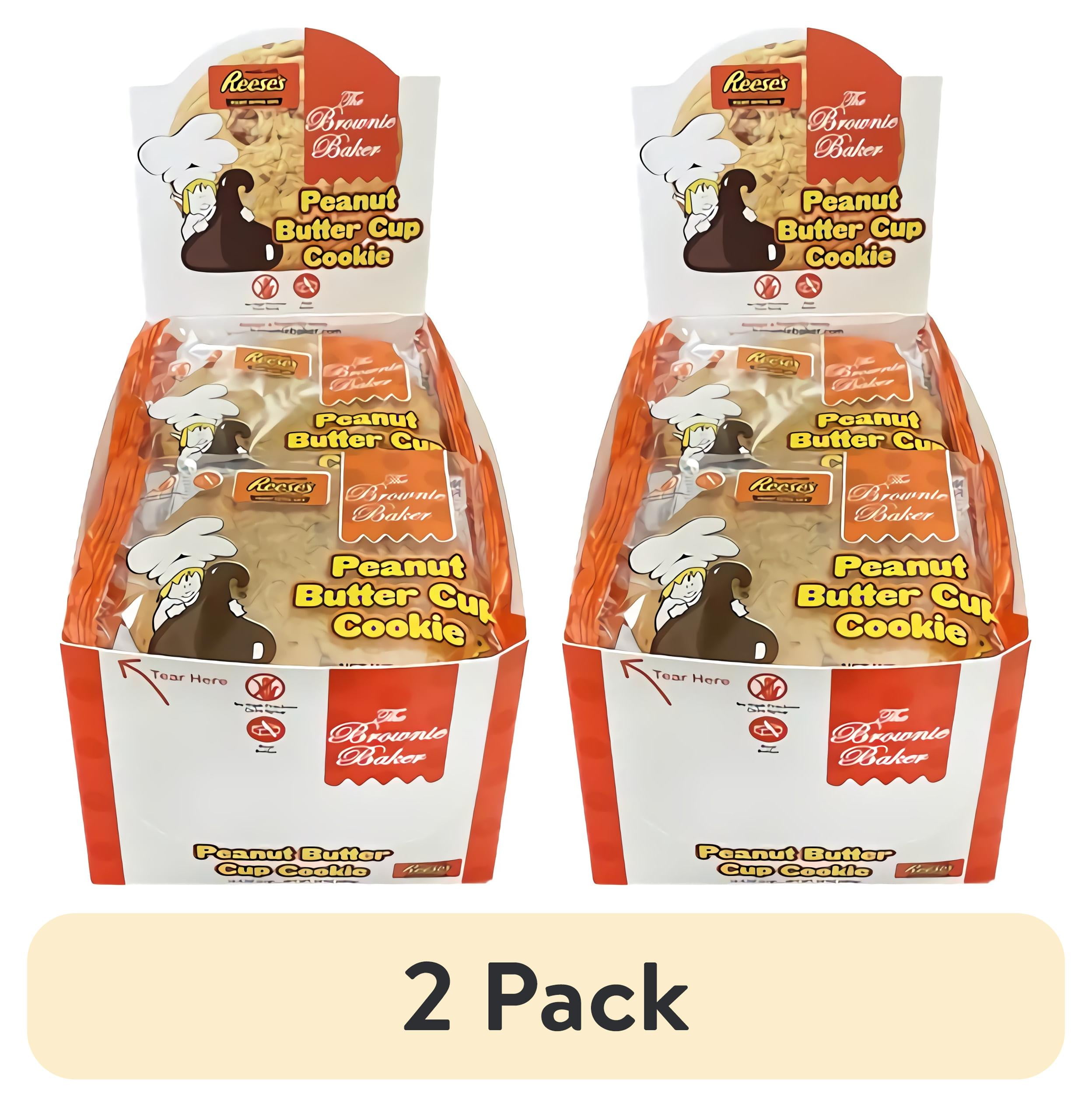 (2 pack) The Brownie Baker Peanut Butter Cup Cookies | 2 Ounce | 12 Count - Walmart.com