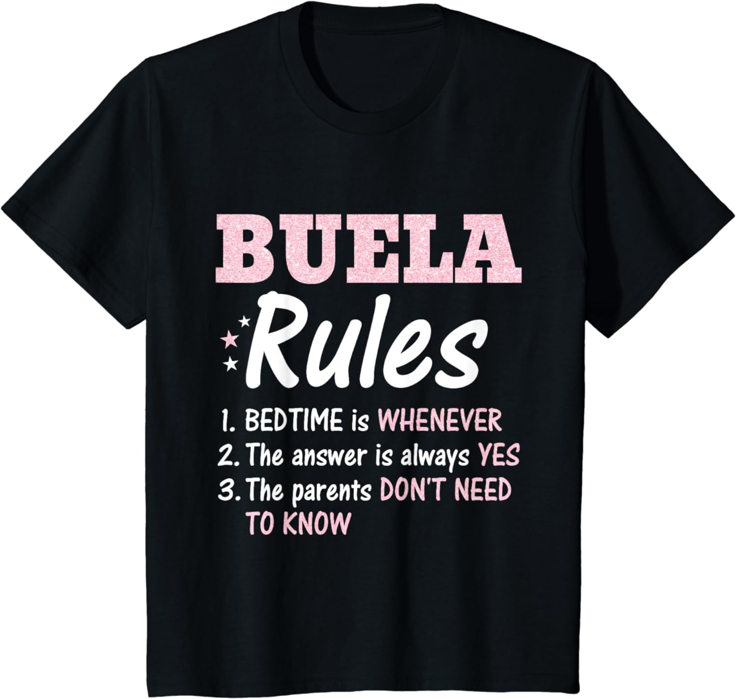 The Buela Rules Spanish Grandma Definition T-Shirt - Walmart.com