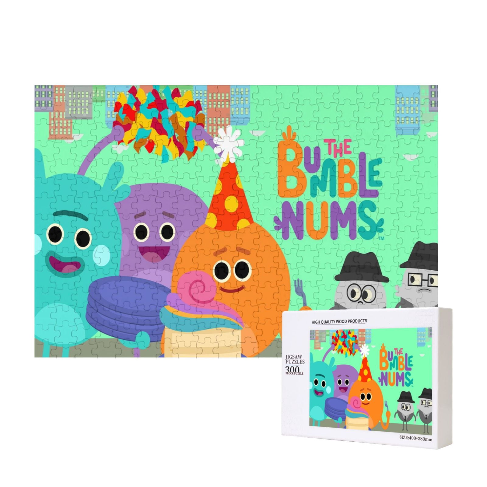 The Bumble Nums Jigsaw Puzzle,300 puzzle pieces Gift Toys Art Home ...
