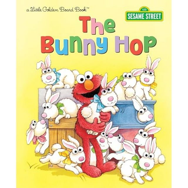 Pre-Owned The Bunny Hop Sesame Street Little Golden Board Books Book ...