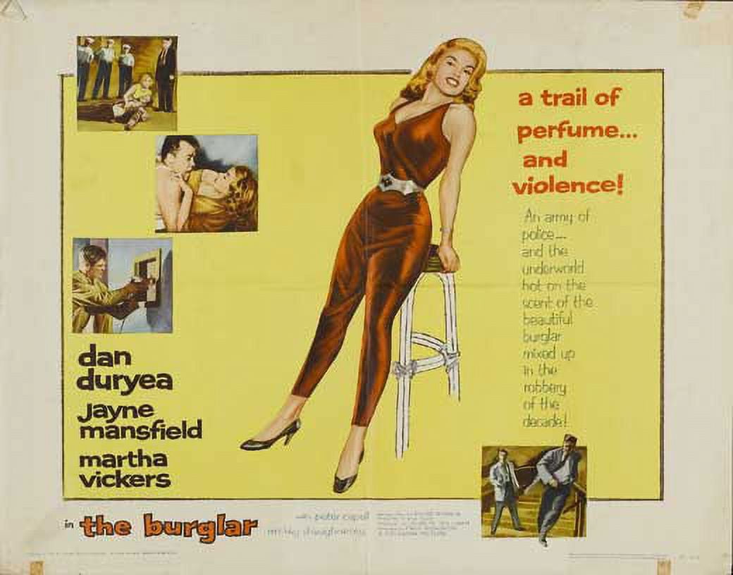 The Burglar POSTER (22x28) (1957) (Half Sheet Style A) - Walmart.com