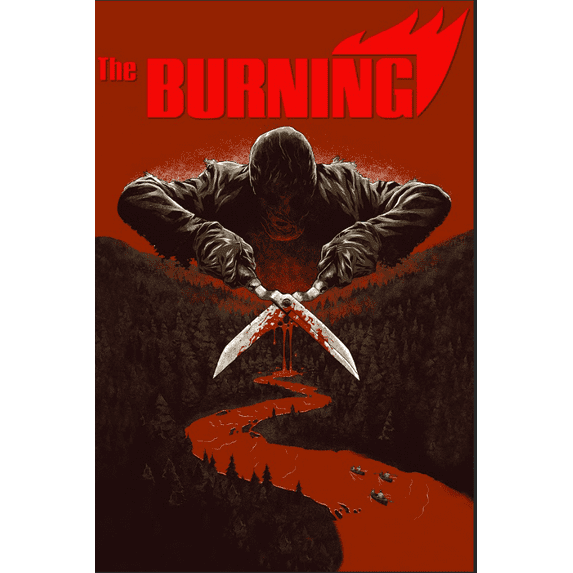 The Burning 1981 Poster 24x36 - Slasher Horror Cult Classic Creepy ...