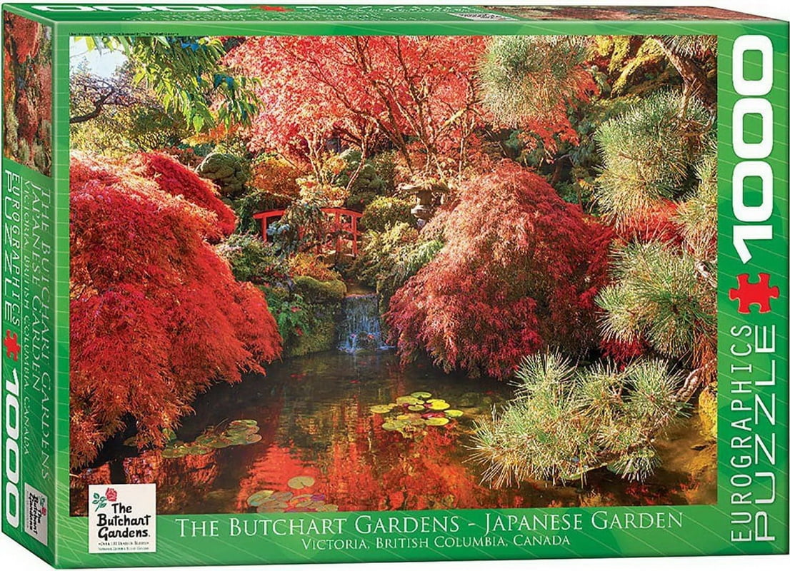 The Butchart Gardens Japanese Garden 1000 Piece Jigsaw Puzzle - Walmart.com