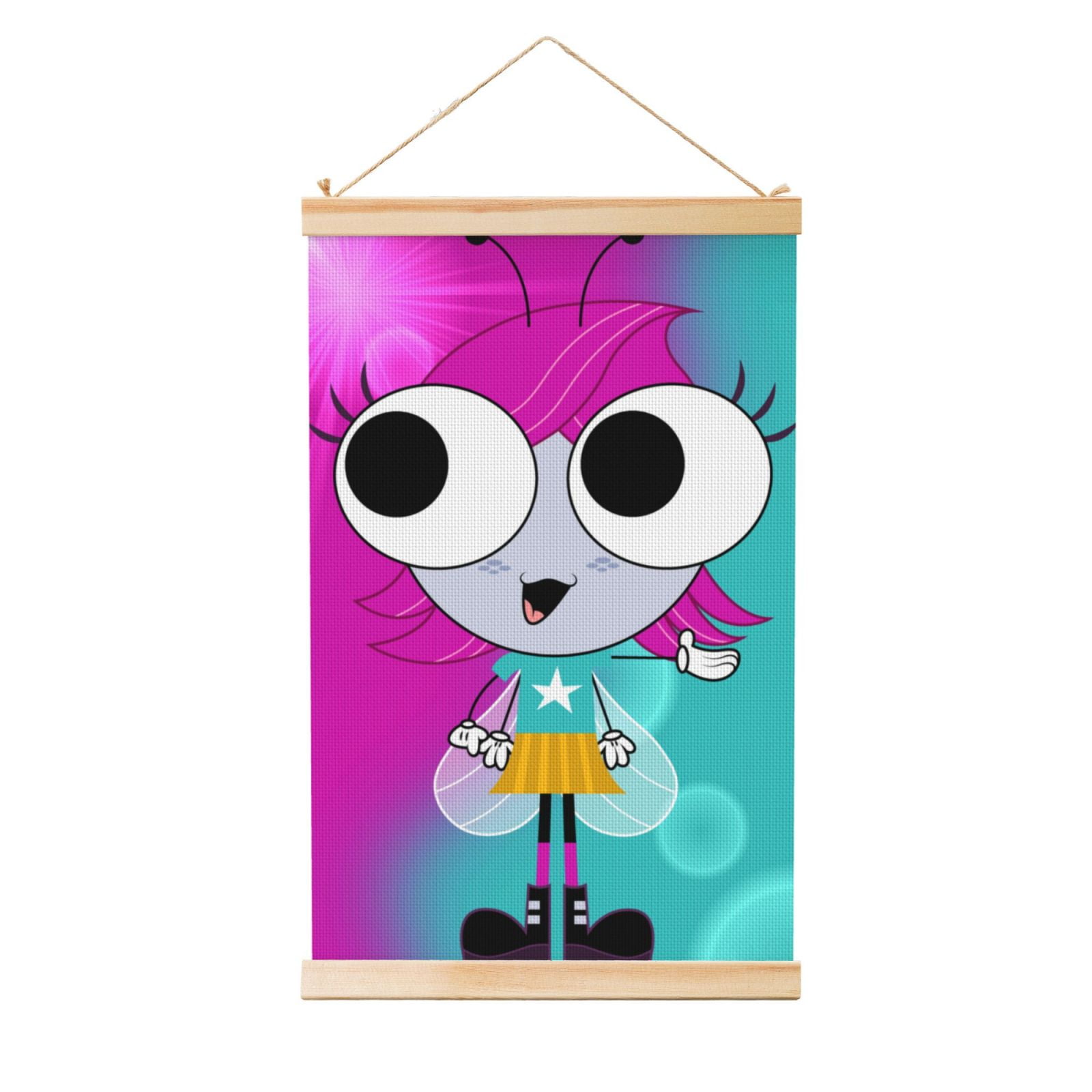 The Buzz On Maggie Poster Canvas Wooden Shaft Hanging Poster Home Decor ...