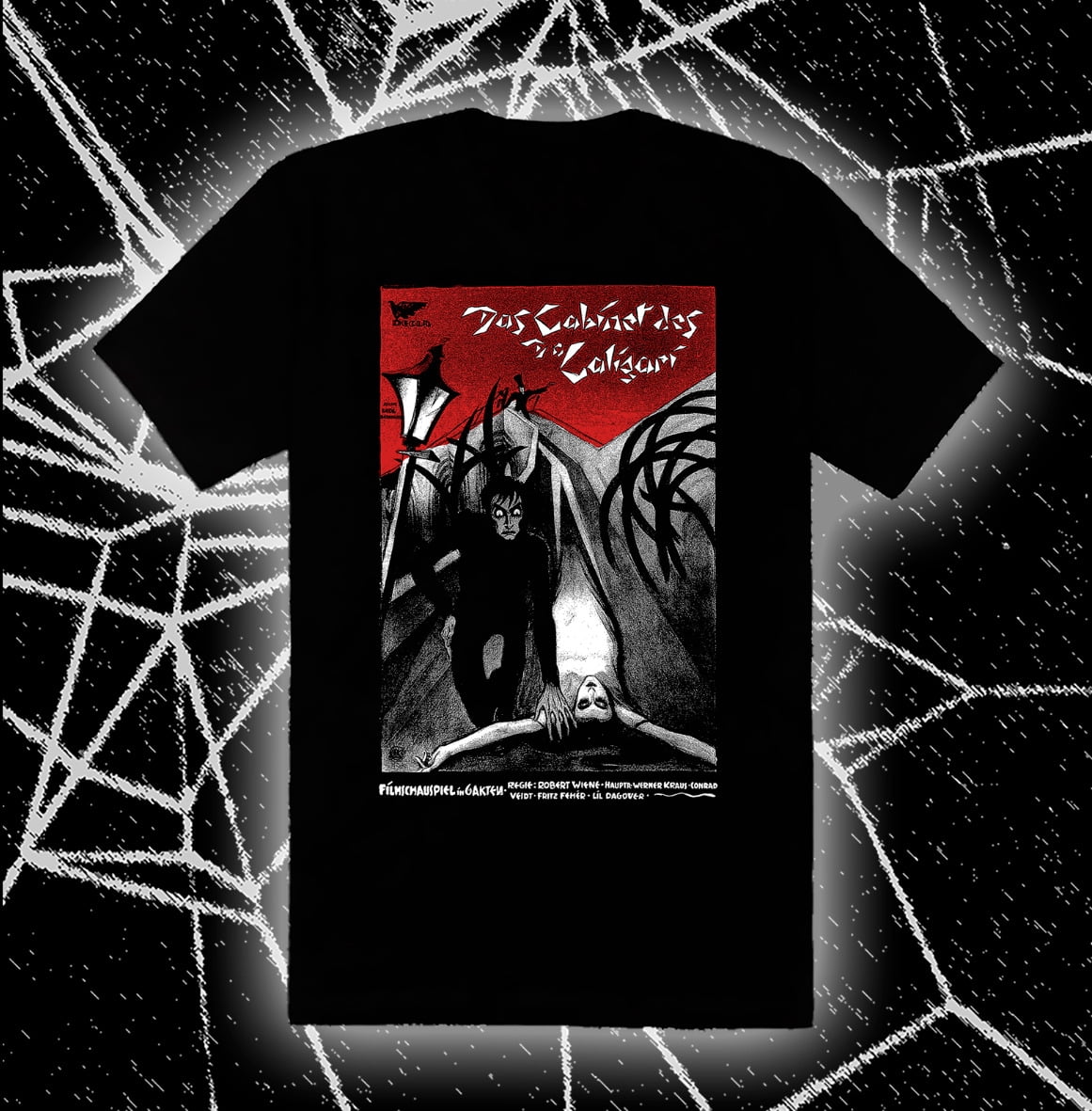 The Cabinet of Dr Caligari - Cesare Jane 1920 T-Shirt Wiene Horror ...