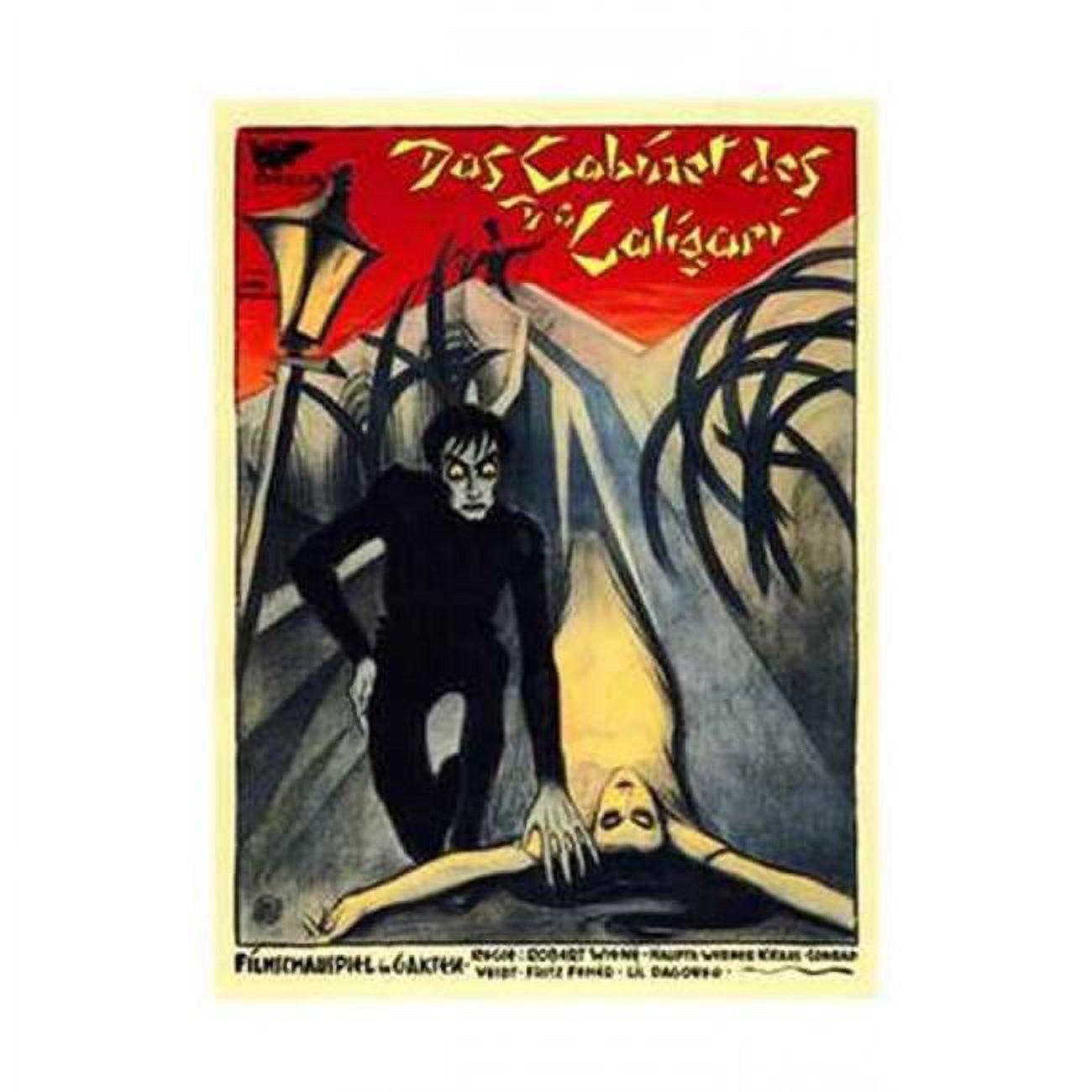 The Cabinet of Dr Caligari Movie Poster (11 x 17) - Walmart.com
