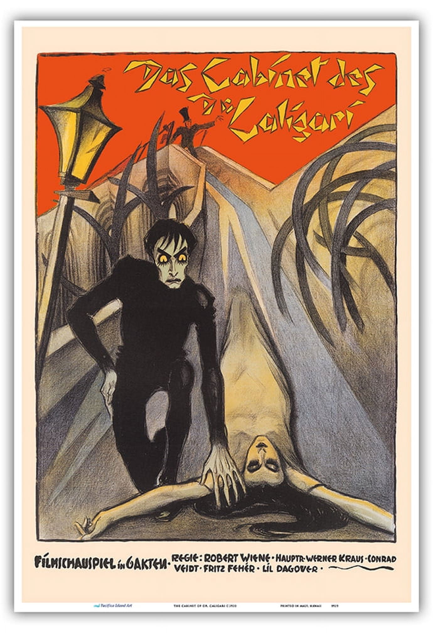 The Cabinet of Dr. Caligari - Starring Werner Krauss and Conrad Veidt ...