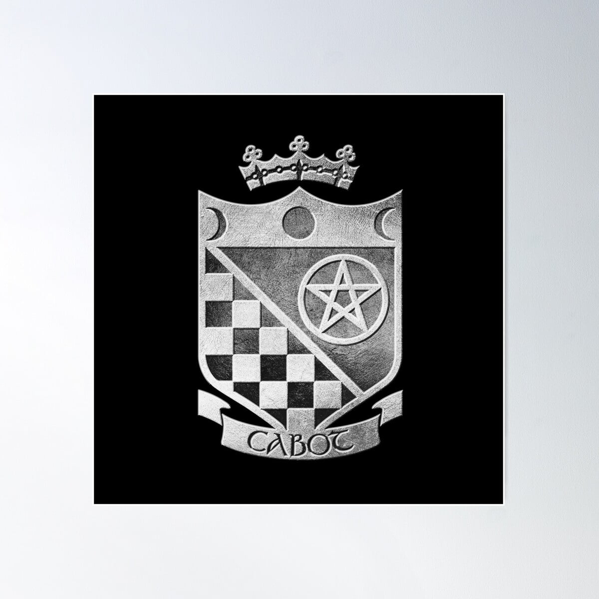 The Cabot Tradition Shield (Simulated Metal Finish) Poster Wall Art ...