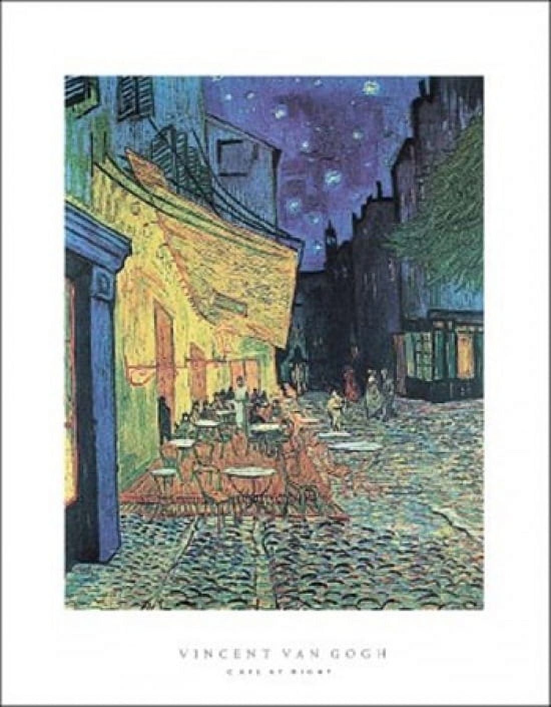 The Cafe Terrace on the Place du Forum, Arles, at Night, c.1888 ...