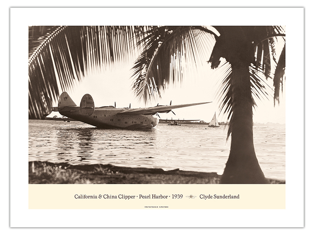 The California and China Clipper (Boeing B-314) - Pearl Harbor 1939 ...