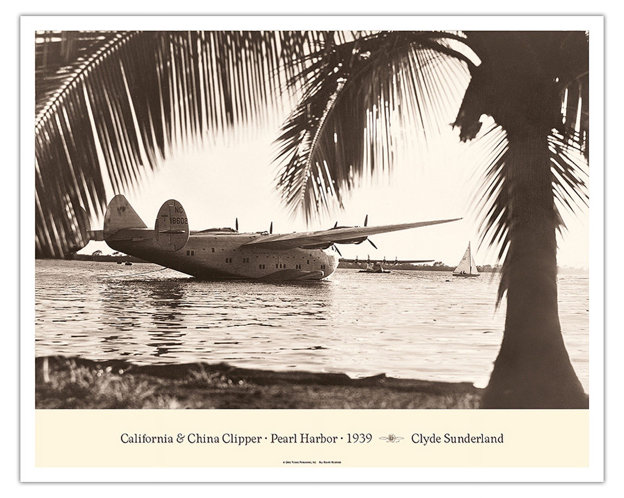 The California and China Clipper (Boeing B-314) - Pearl Harbor 1939 ...