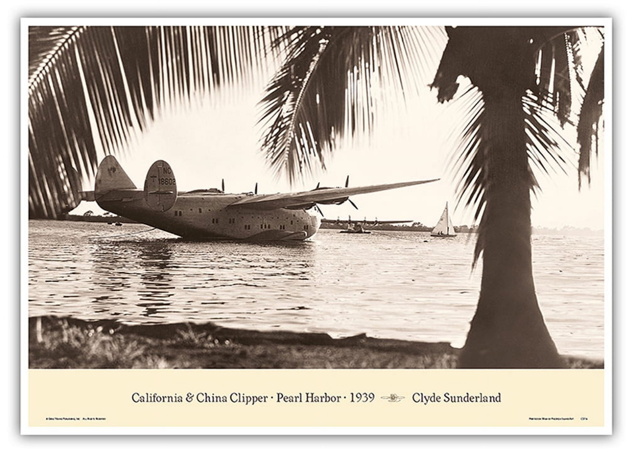 The California and China Clipper (Boeing B-314) - Pearl Harbor 1939 ...