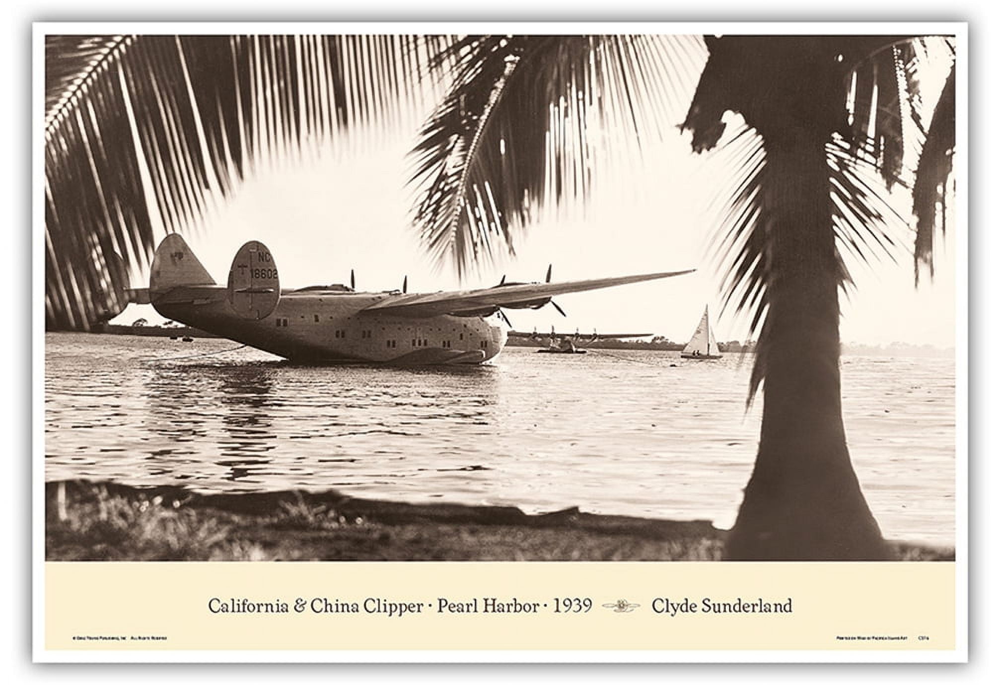 The California and China Clipper (Boeing B-314) - Pearl Harbor 1939 ...