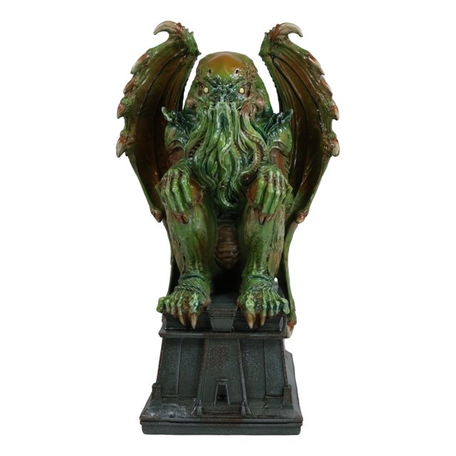 The Call of Cthulhu Alien Creature Seated On Pedestal Throne Desktop ...