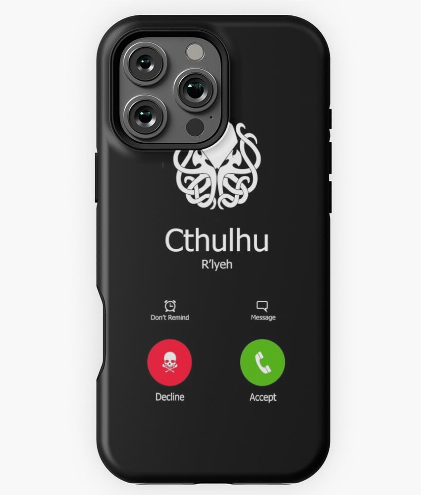 The Call of Cthulhu Horror Mythos Phone Case for iPhone 16 15 14 13 12 ...