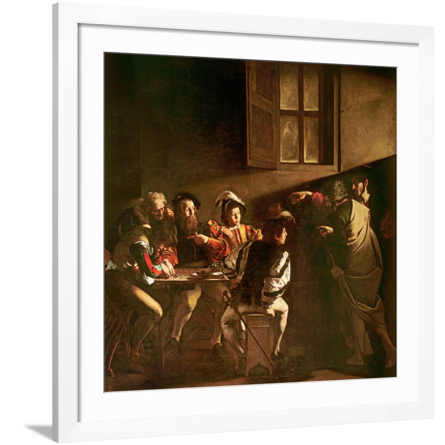 The Calling of St. Matthew, C.1598-1601 Framed Giclee Print by ...
