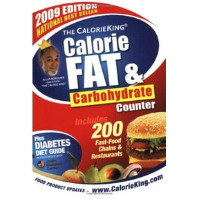 Calorieking Larger Print Calorie, Fat & Carbohydrate Counter ...