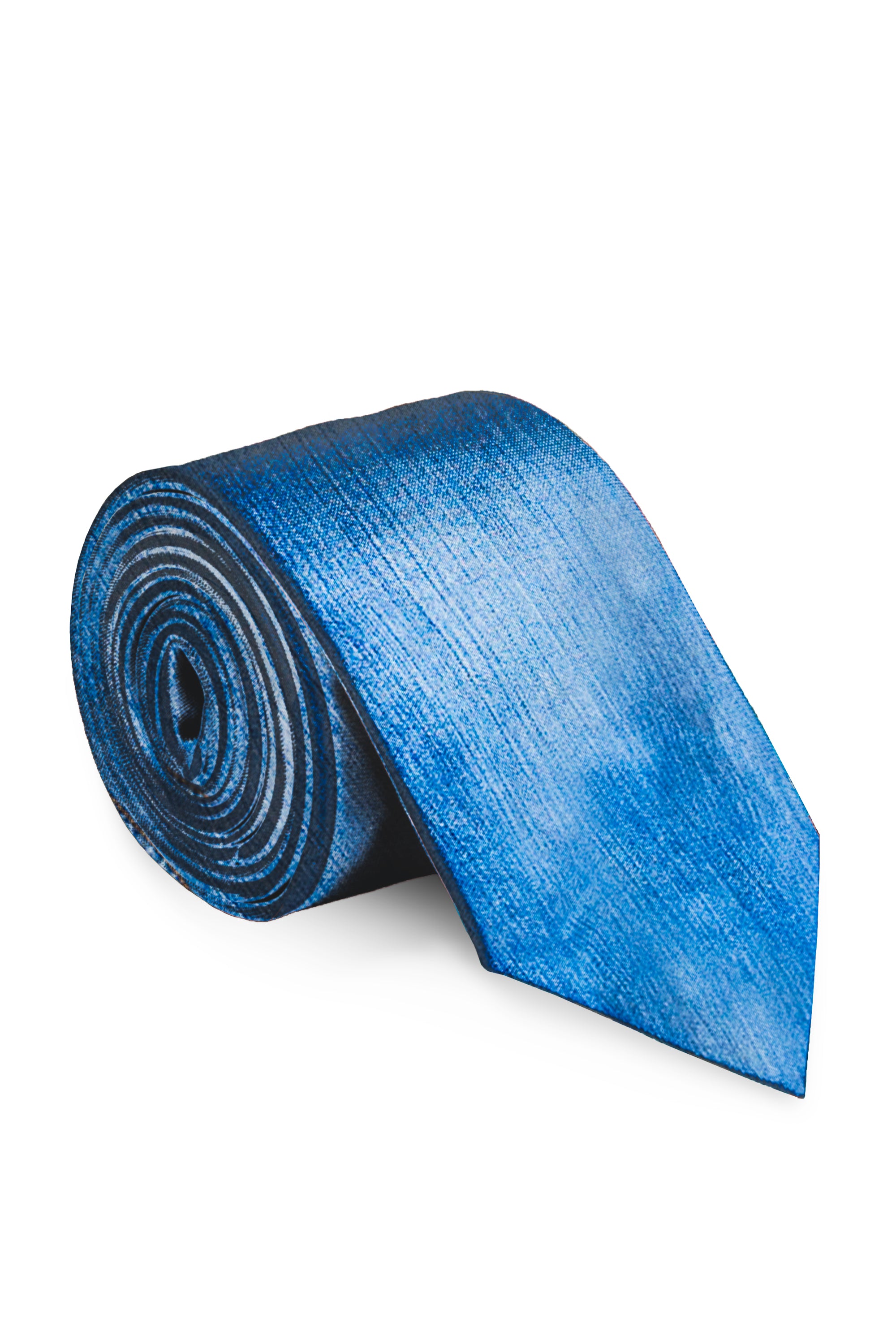 The Canadian Tuxedo - Shinesty Canadian Tuxedo Denim Print Tie ...