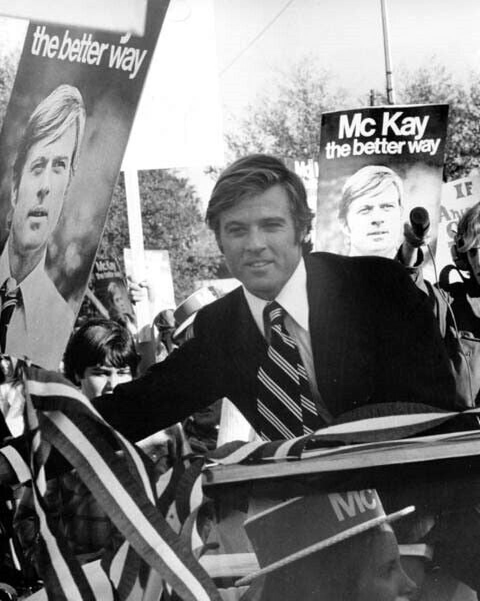 The Candidate 1972 Robert Redford on campaign trail 8x10 inch photo ...
