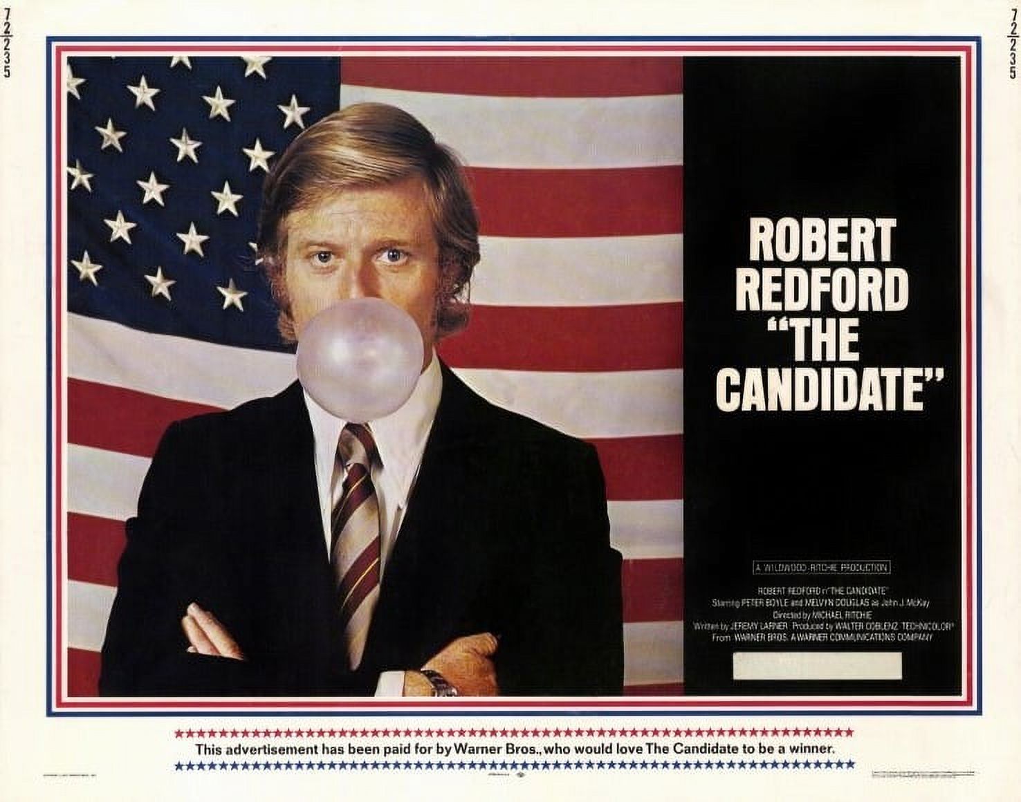 The Candidate POSTER (22x28) (1972) (Half Sheet Style A) - Walmart.com