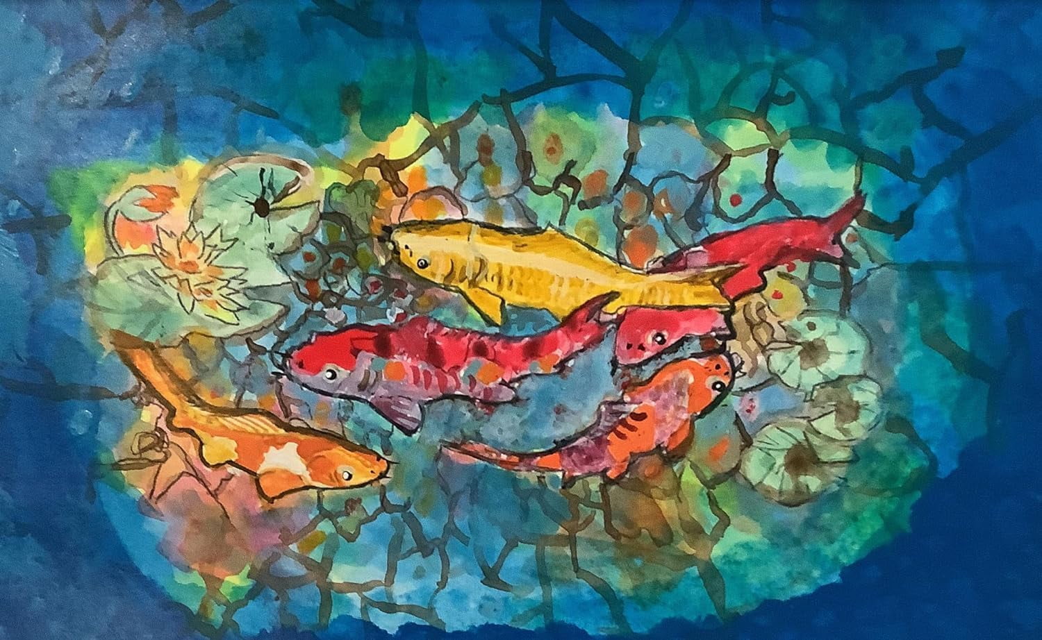The Canfield Collection - Being Coy III - Calming Swimming Koi Fish ...