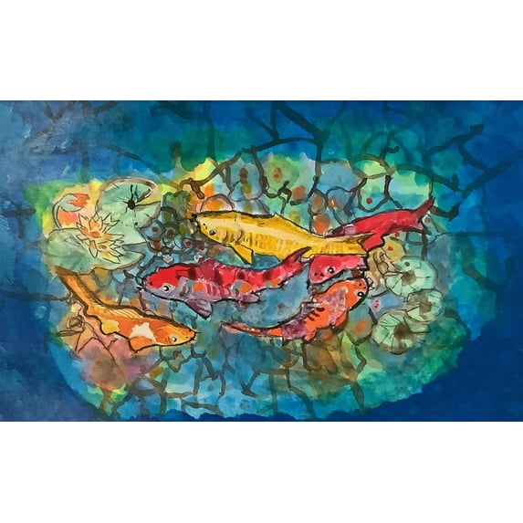 The Canfield Collection - Being Coy III - Calming Swimming Koi Fish ...
