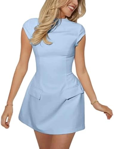 The Cap Sleeve Mini Dress,Cap Sleeve Mini Dress Muse Cap Sleeve Mini ...