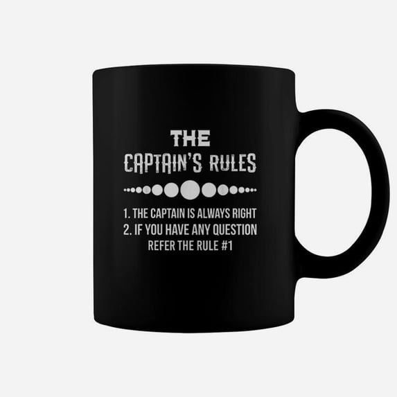 The Captains Rules Coffee Mug - Walmart.com