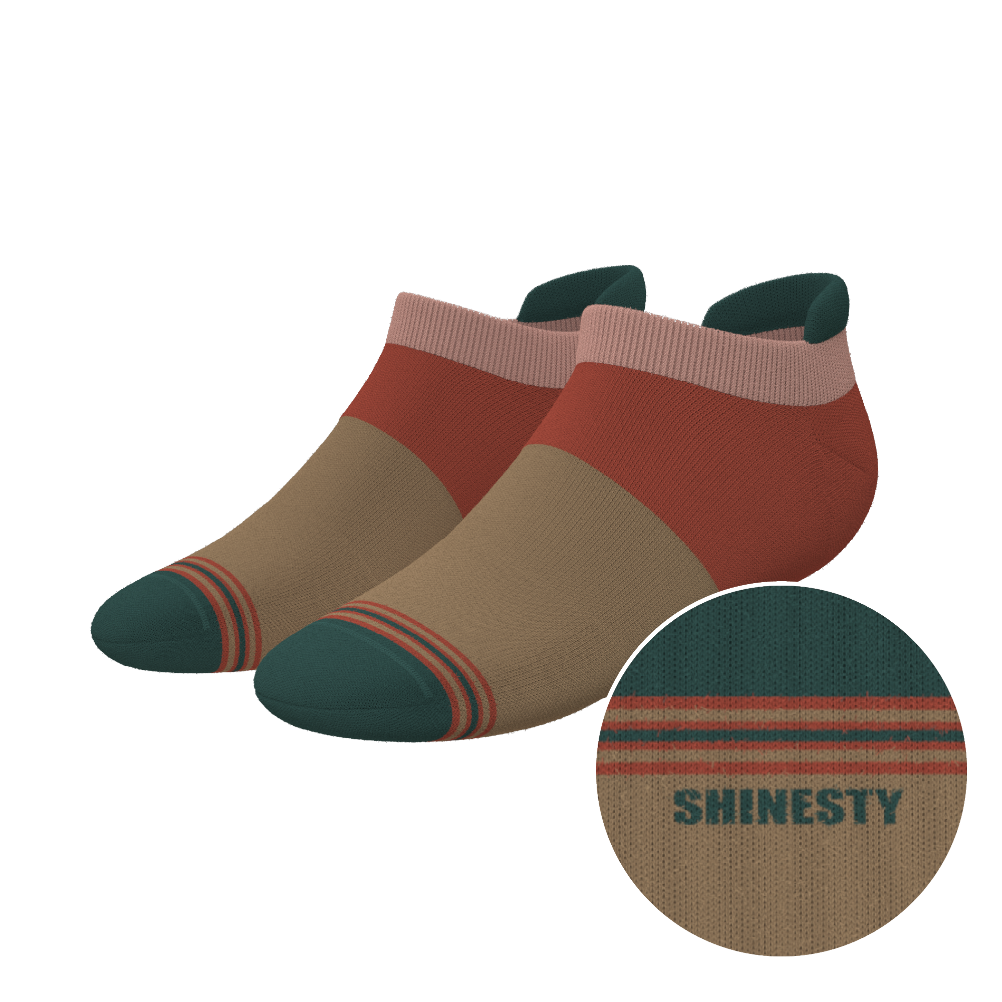 The Car Camper - Shinesty Earth Tone Color Block Heel Hammock Ankle ...