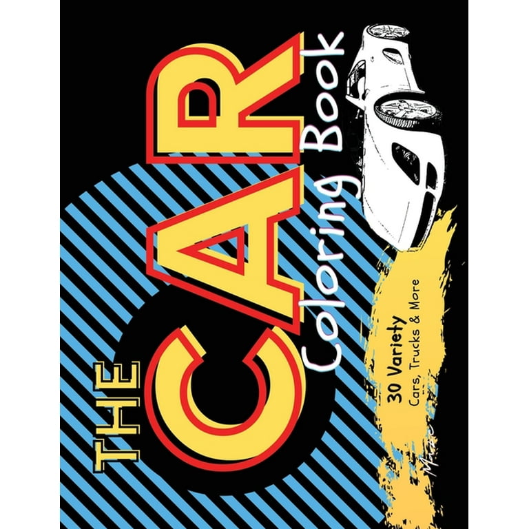 car parts coloring book