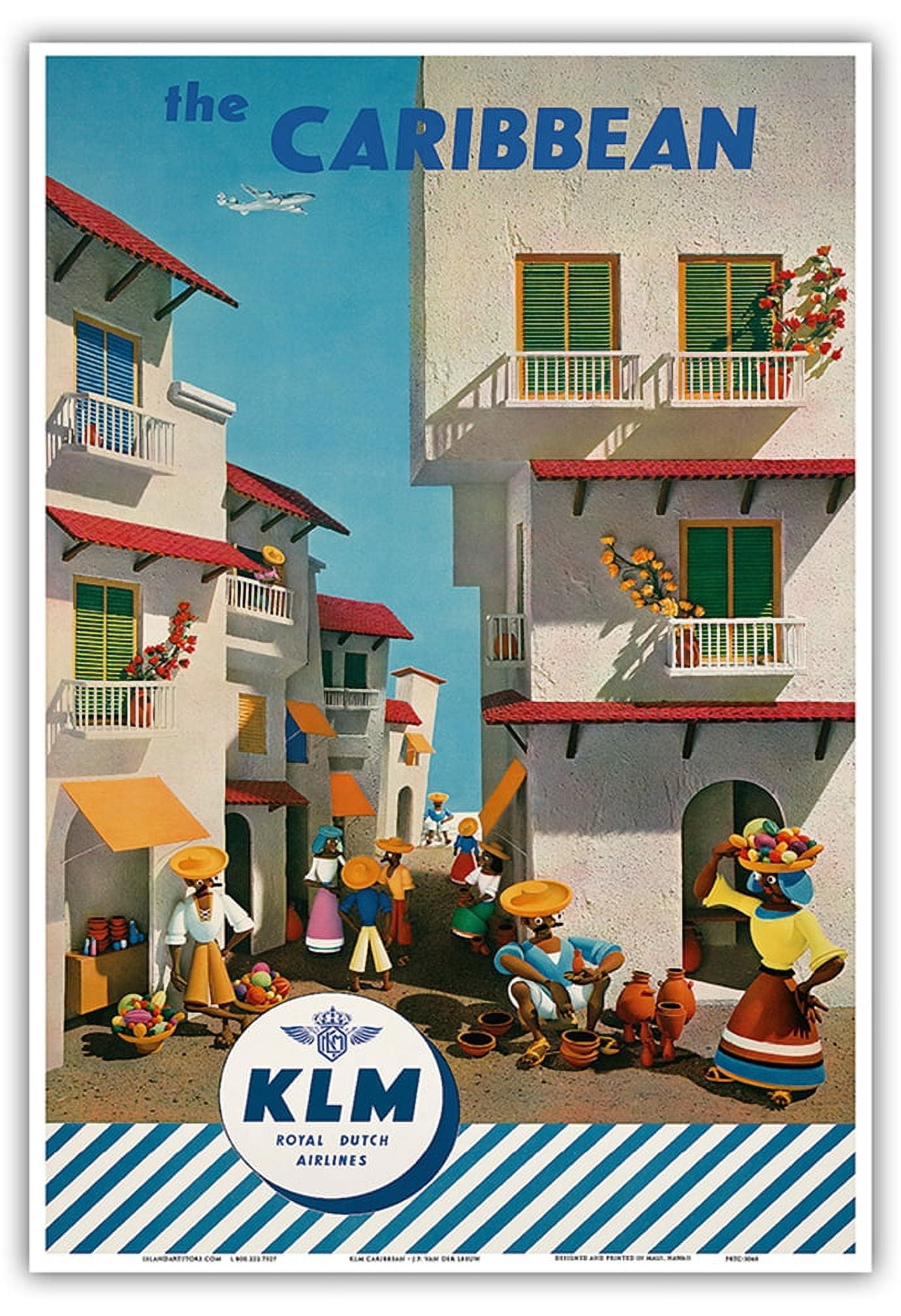 The Caribbean - Royal Dutch Airlines KLM - Vintage Airline Travel ...