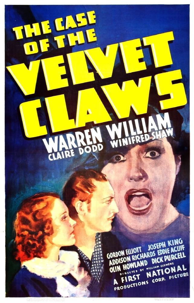 The Case Of The Velvet Claws U Movie Poster Masterprint - Walmart.com