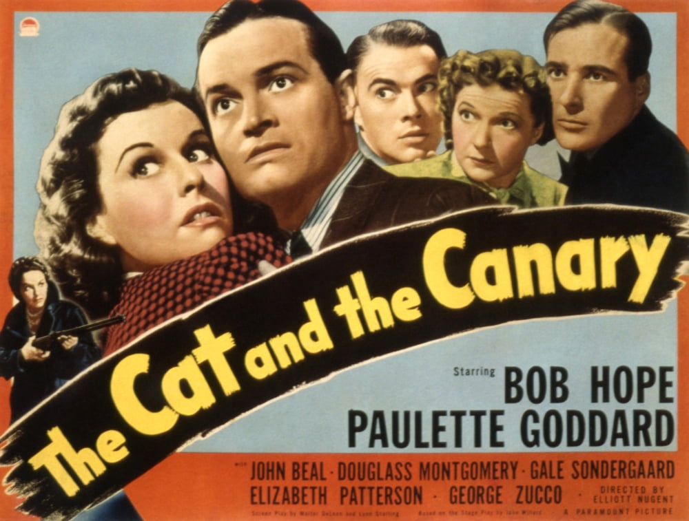 The Cat And The Canary Gale Sondergaard Paulette Goddard Bob Hope John ...