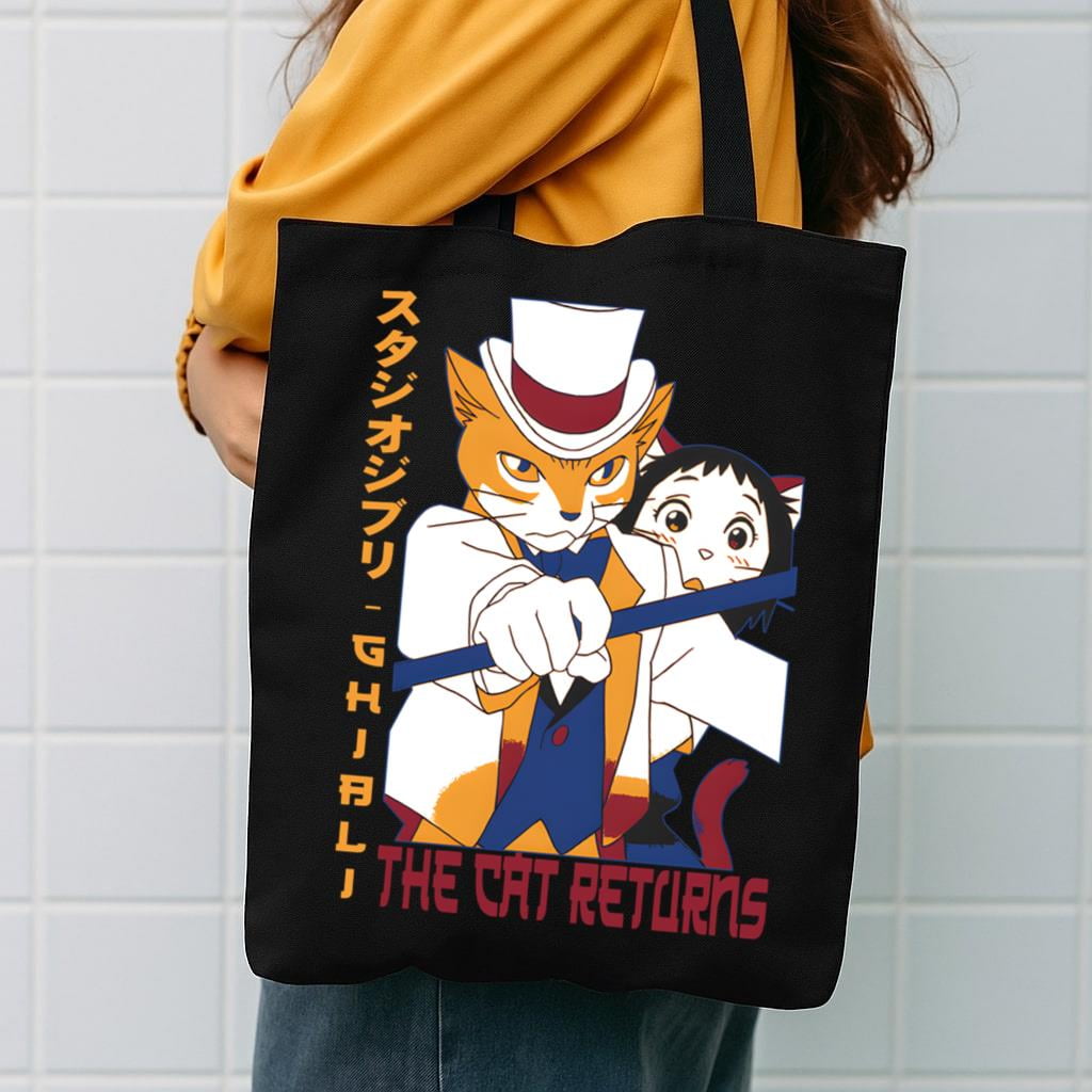 The Cat Returns Bag, The Baron Bag, Ghibli Cartoon Bag, Hayao Miyazaki ...