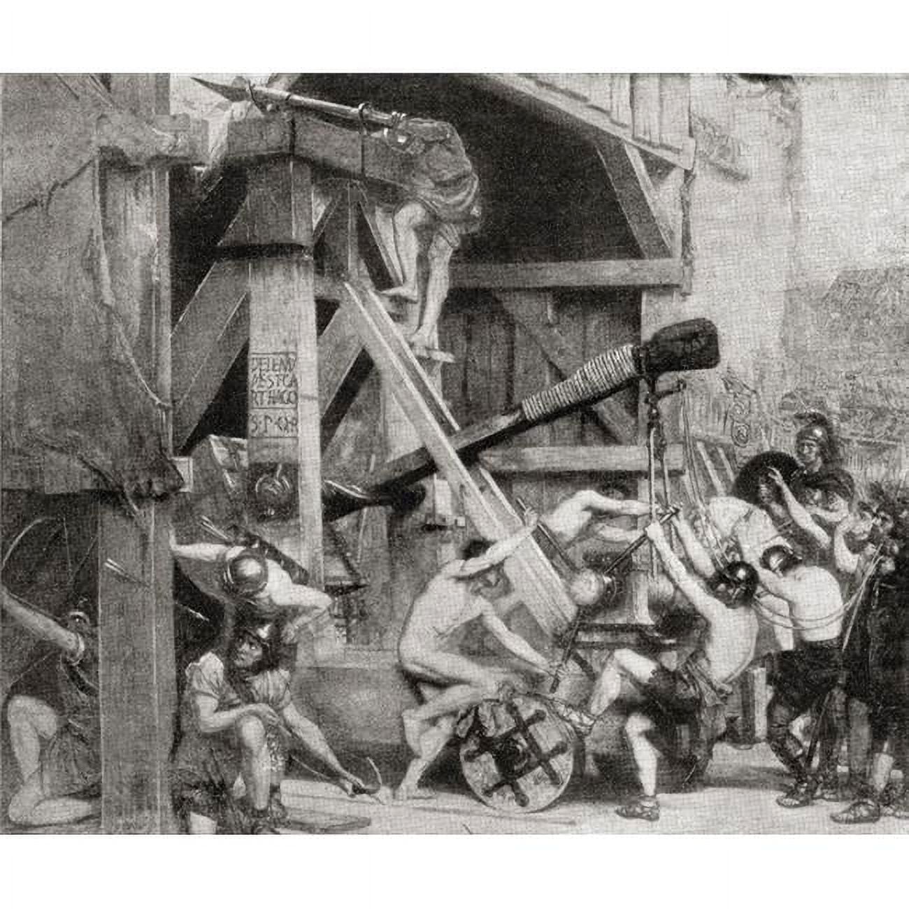 The Catapult As A Great Engine of War In Ancient Rome From The Book ...
