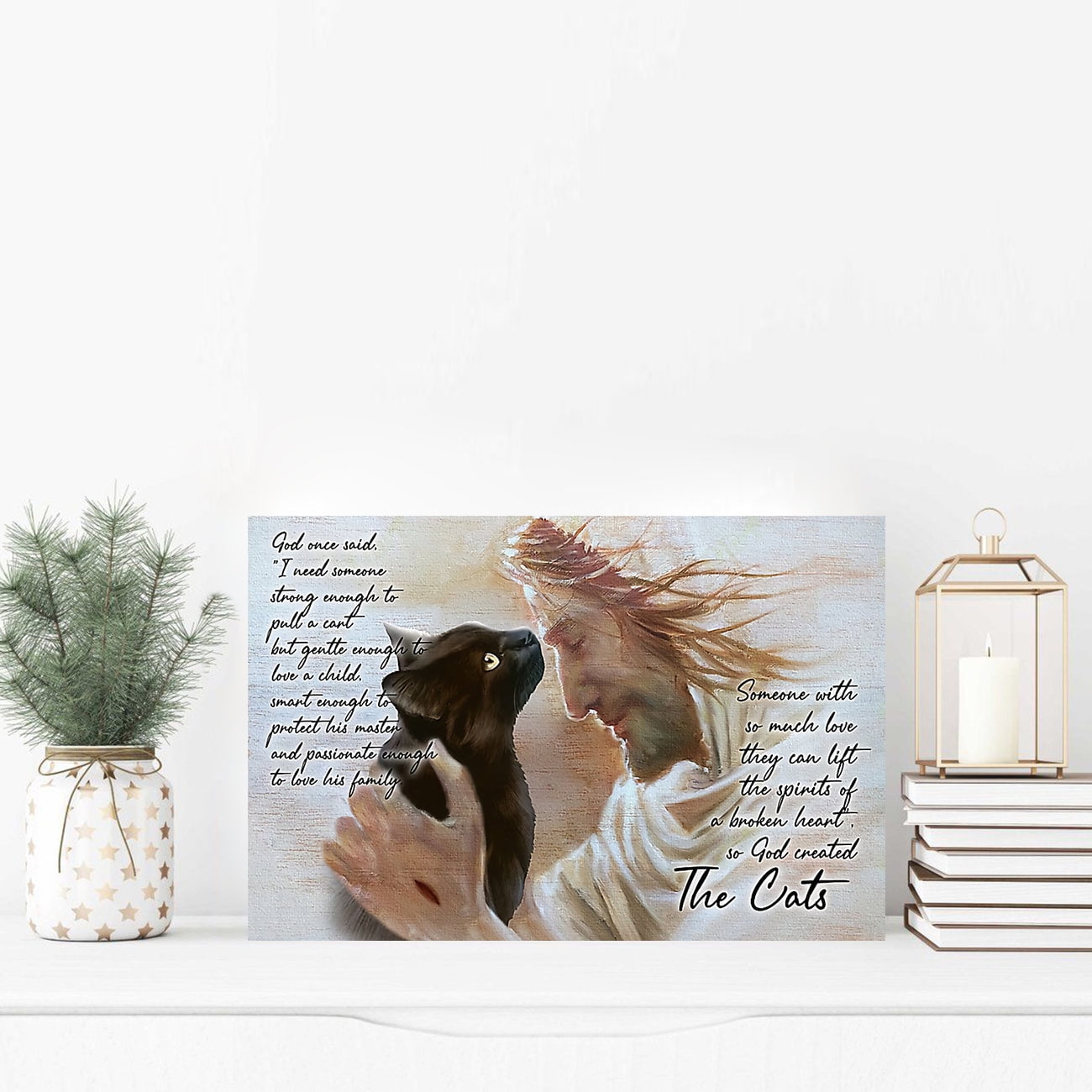 The Cats And God Art Poster 24 x 36 Inch Poster - Walmart.com
