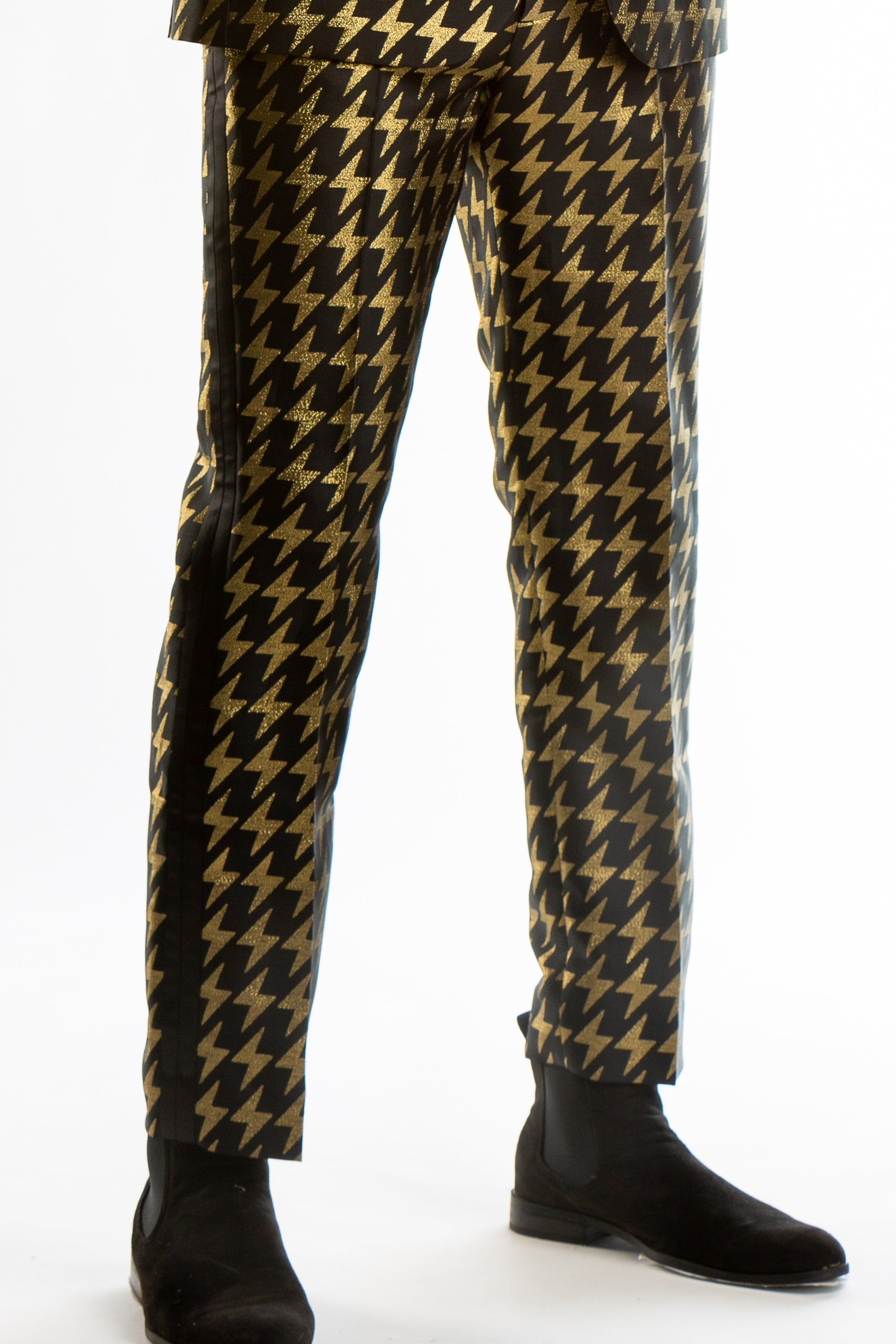 The Caviar and Cocktails - Shinesty Gold Jacquard Black Label Suit ...