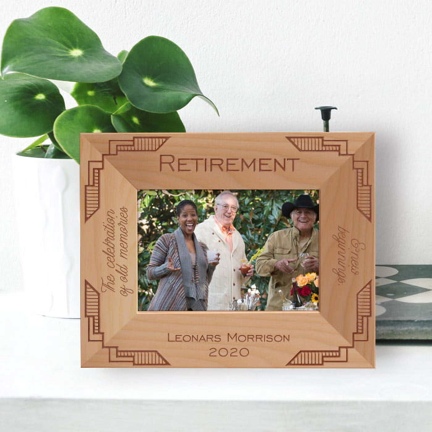 The Celebration Of Old Memories & New Beginnings Personalized Wooden ...