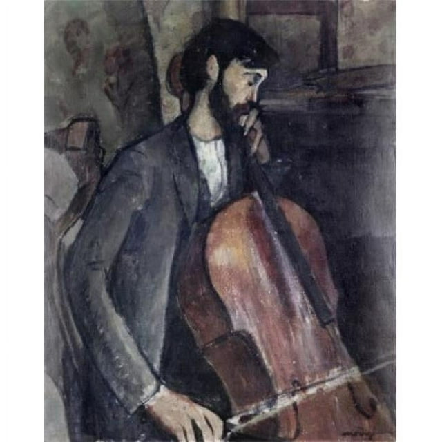 The Cello Player 1909 Amedeo Modigliani, 1884-1920 Italian Oil On ...