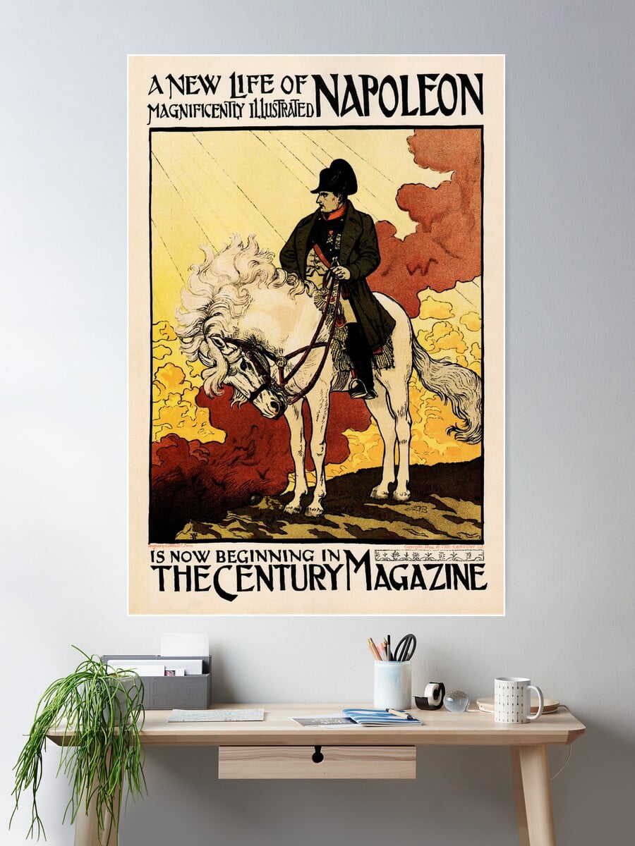 The Century Magazine New Life Of Napoleon Vintage Magazine Cover Advert ...
