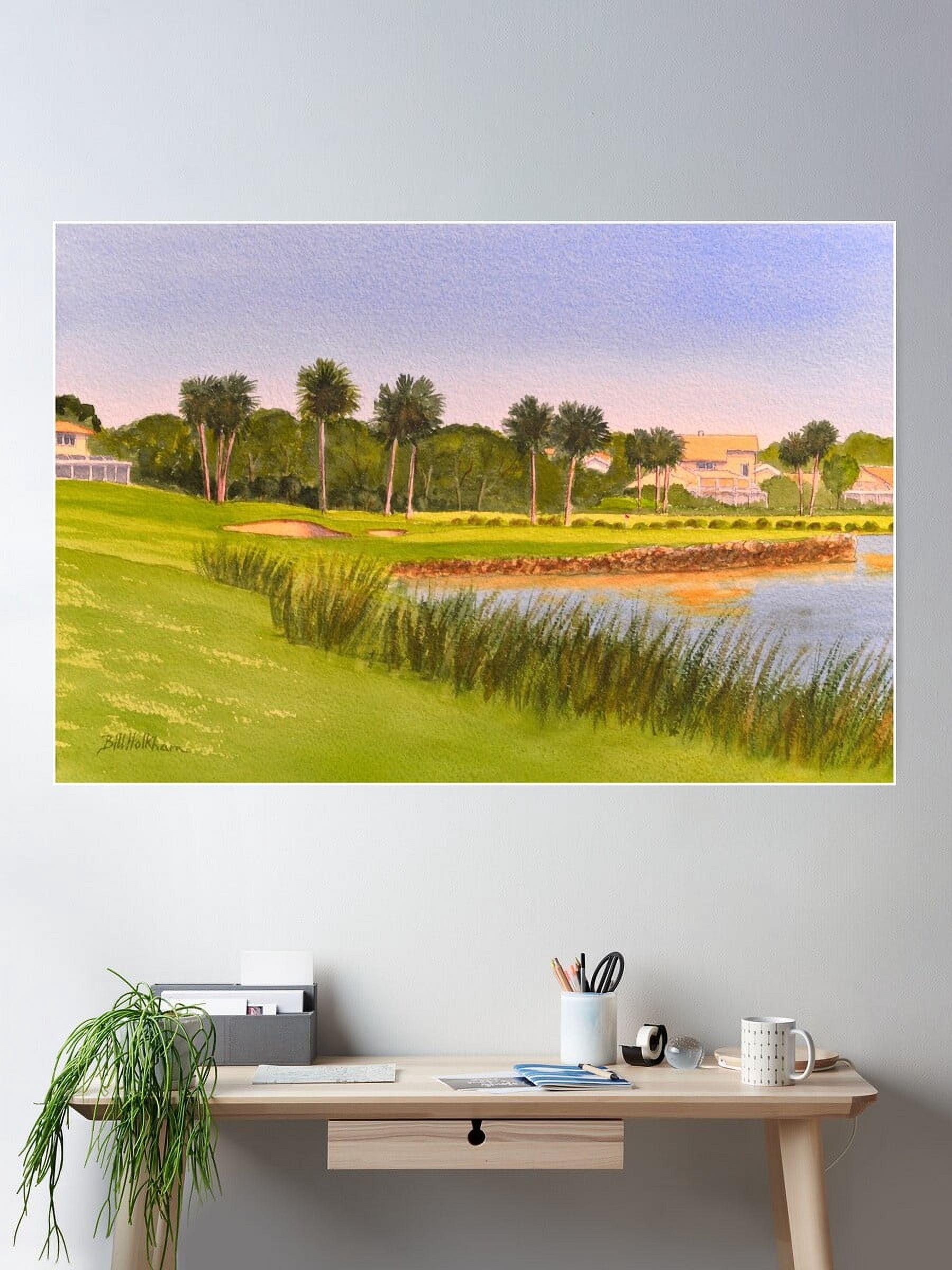 The Champion Golf Course Pga National The Bear Trap Poster Wall Art ...
