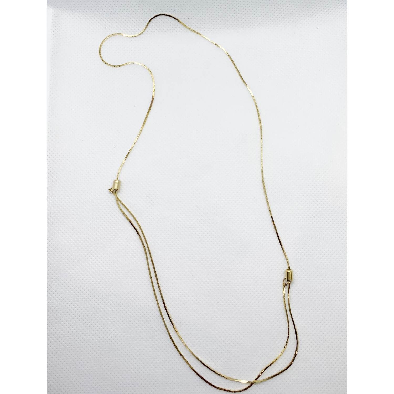 The Changeable Slide Chain Necklace In Yellow Gold Plated - Walmart.com