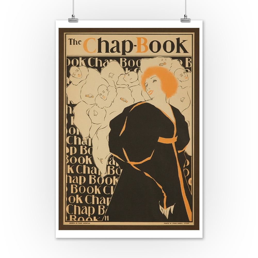 The Chap - Book Vintage Poster (artist: Hazenplug) USA c. 1896 (12x18 ...